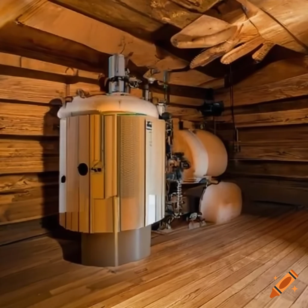 Biomass heating system for rural areas on Craiyon