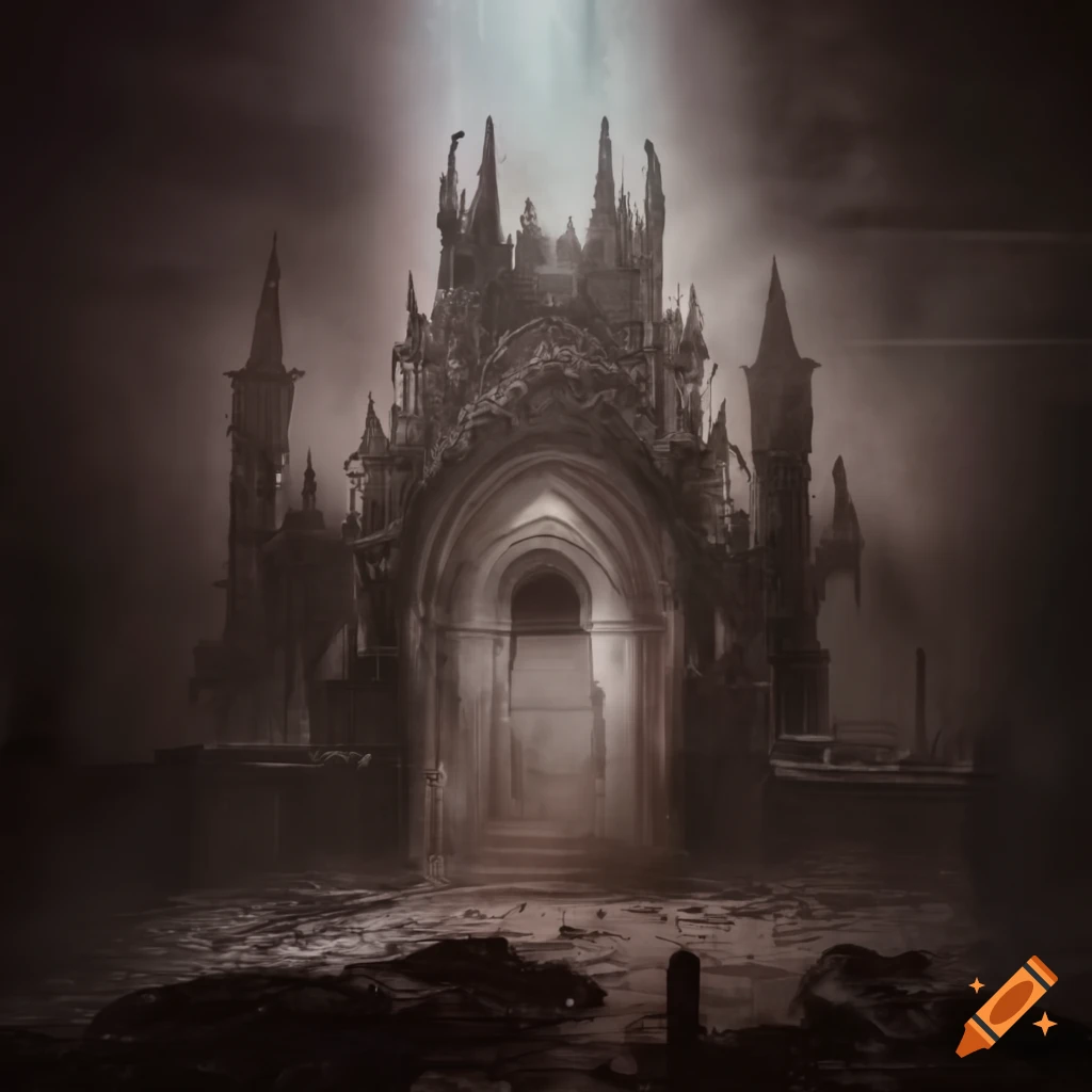 Realistic and detailed dark fantasy castle interior inspired by arthur rackham on Craiyon