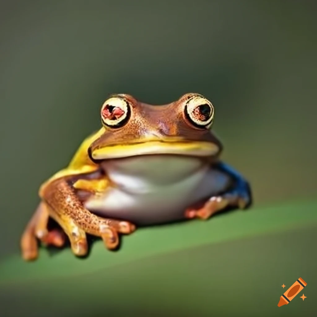 Unique frog-shaped church for amphibians on Craiyon