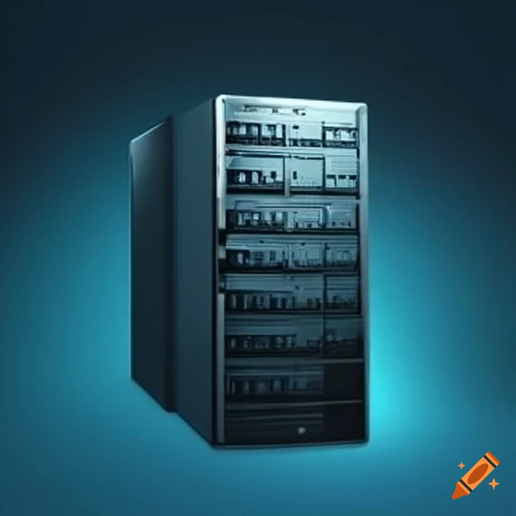 Conceptual illustration of ip servers on Craiyon