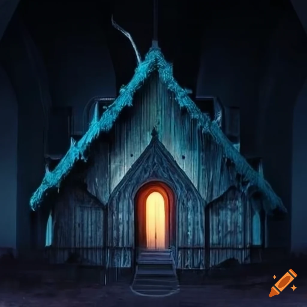 Illusory moth architecture cabin on Craiyon