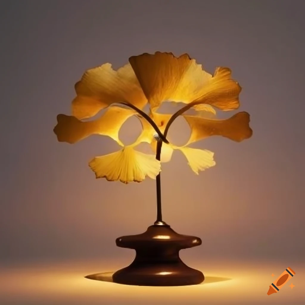 Ginkgo biloba lamp