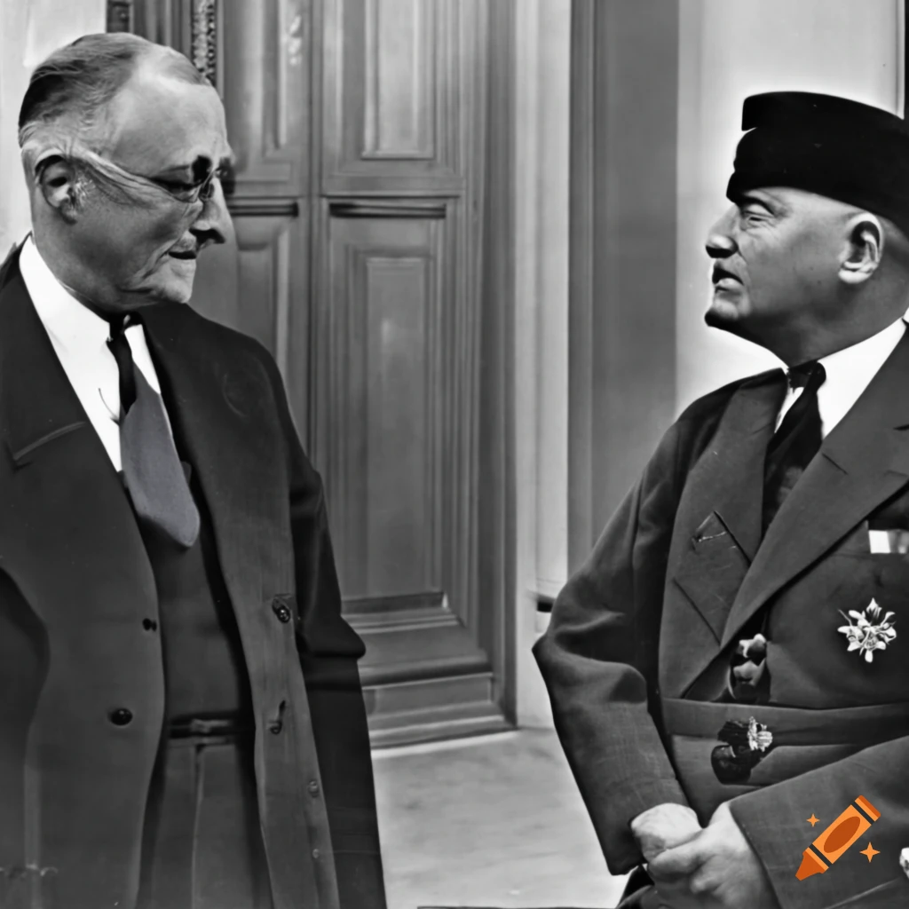Historic photo of President Franklin D Roosevelt and Prime Minister ...