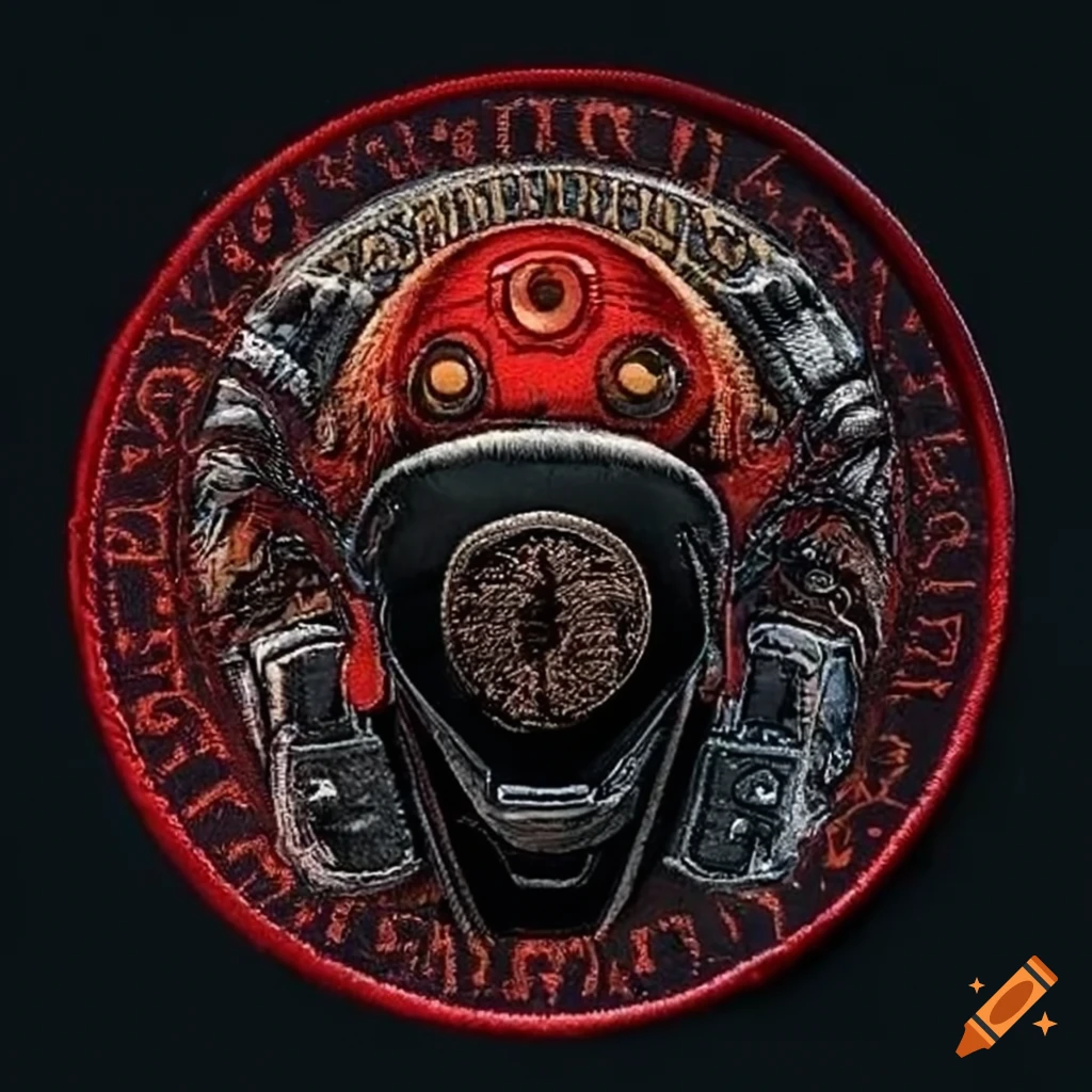 Touring motorcycle patch design on Craiyon