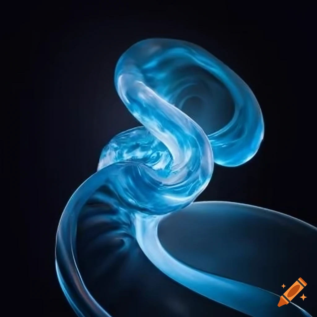 Translucent Swirling Sculpture Of Bodies On Craiyon