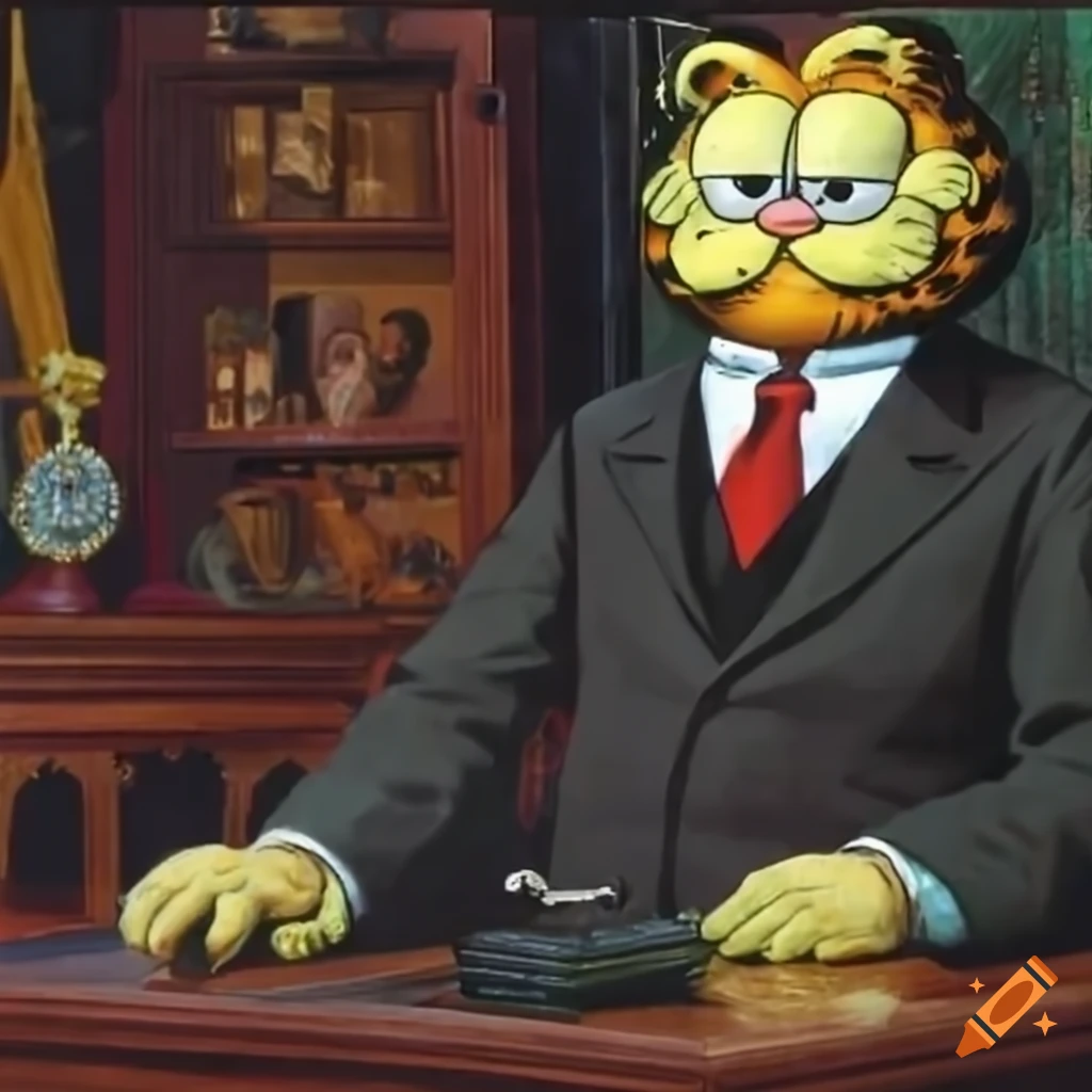 President garfield giving a speech on Craiyon