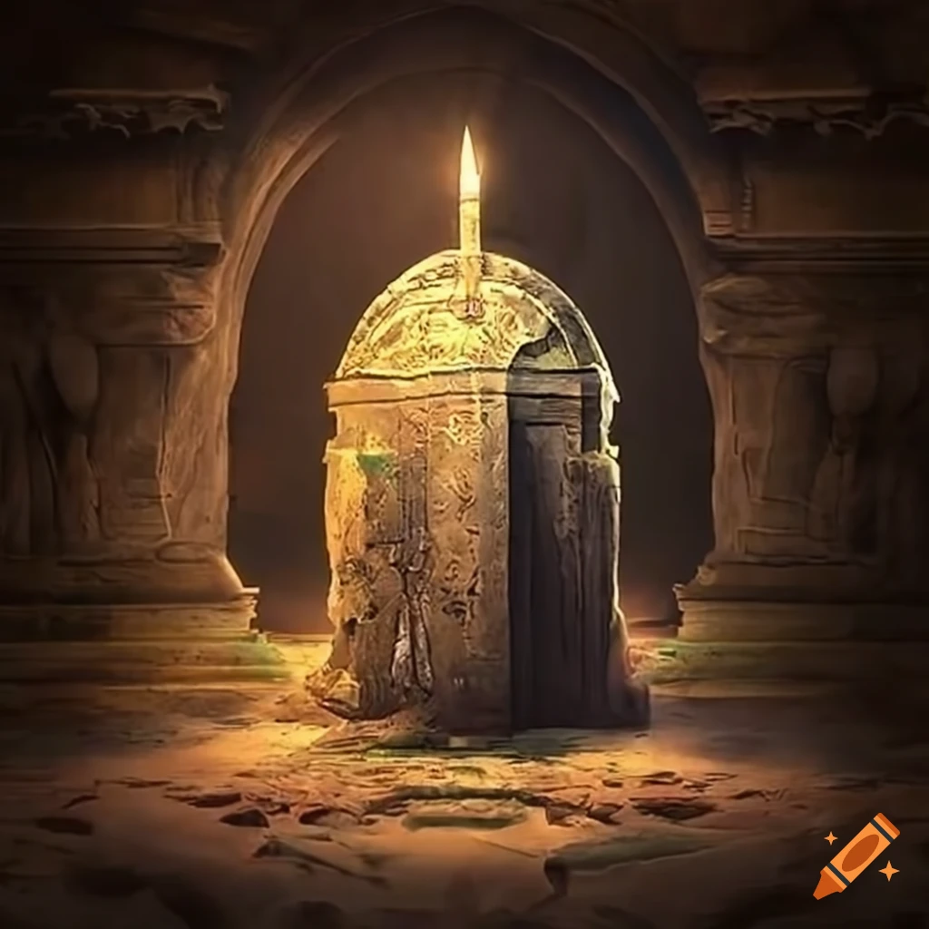 Image of a legendary sword embedded in a stone