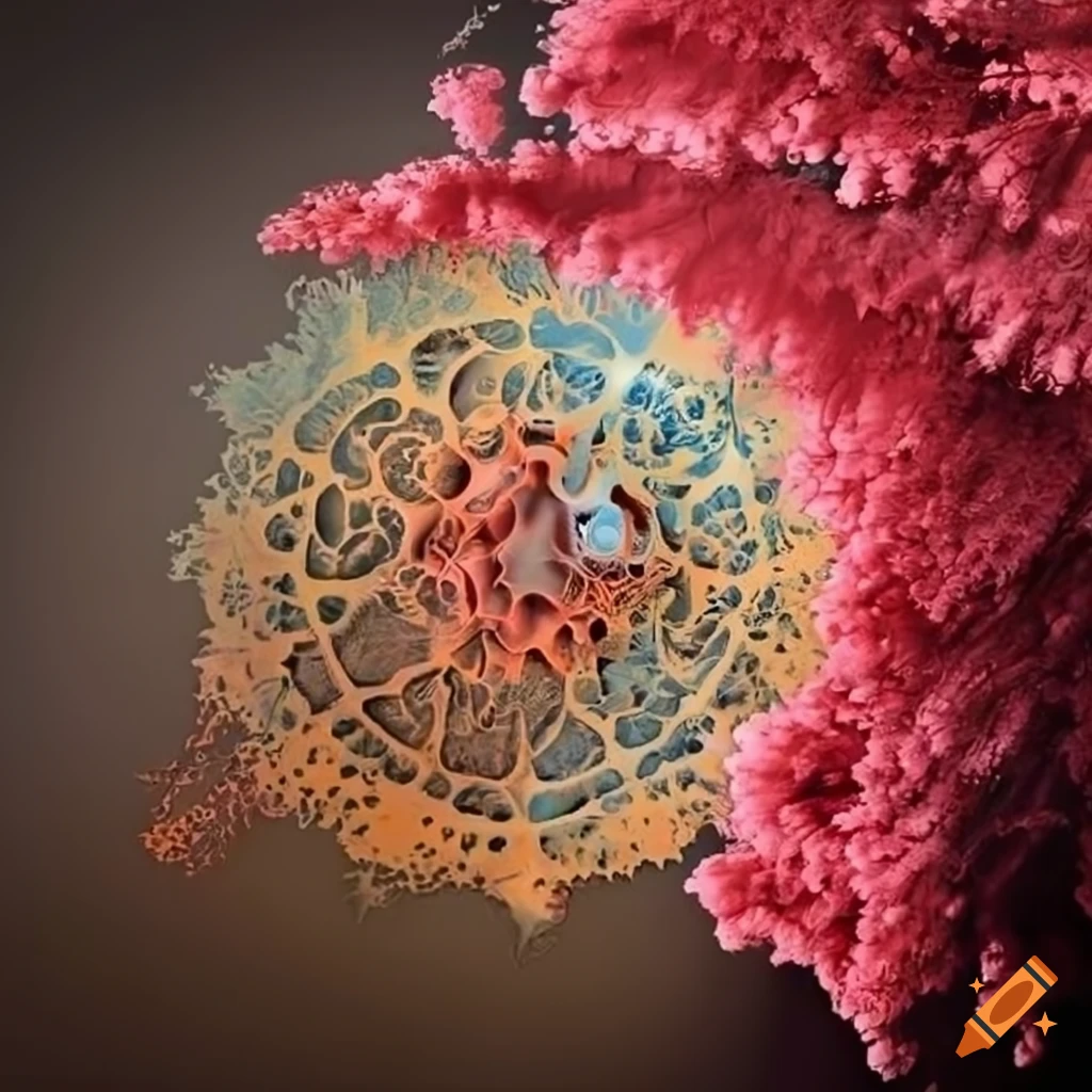 Infrared forest art by hans haeckel