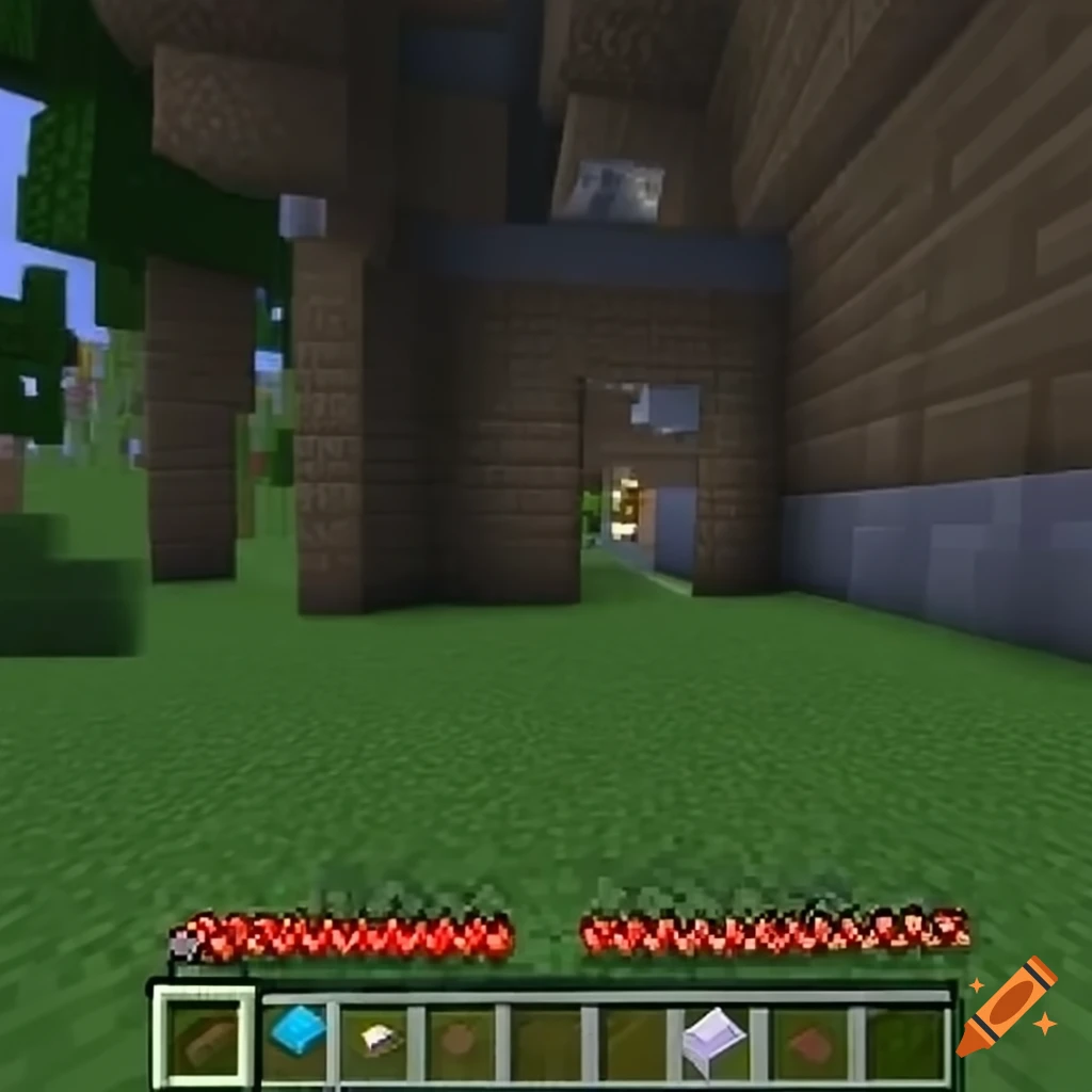 Minecraft's downloadable version on Craiyon