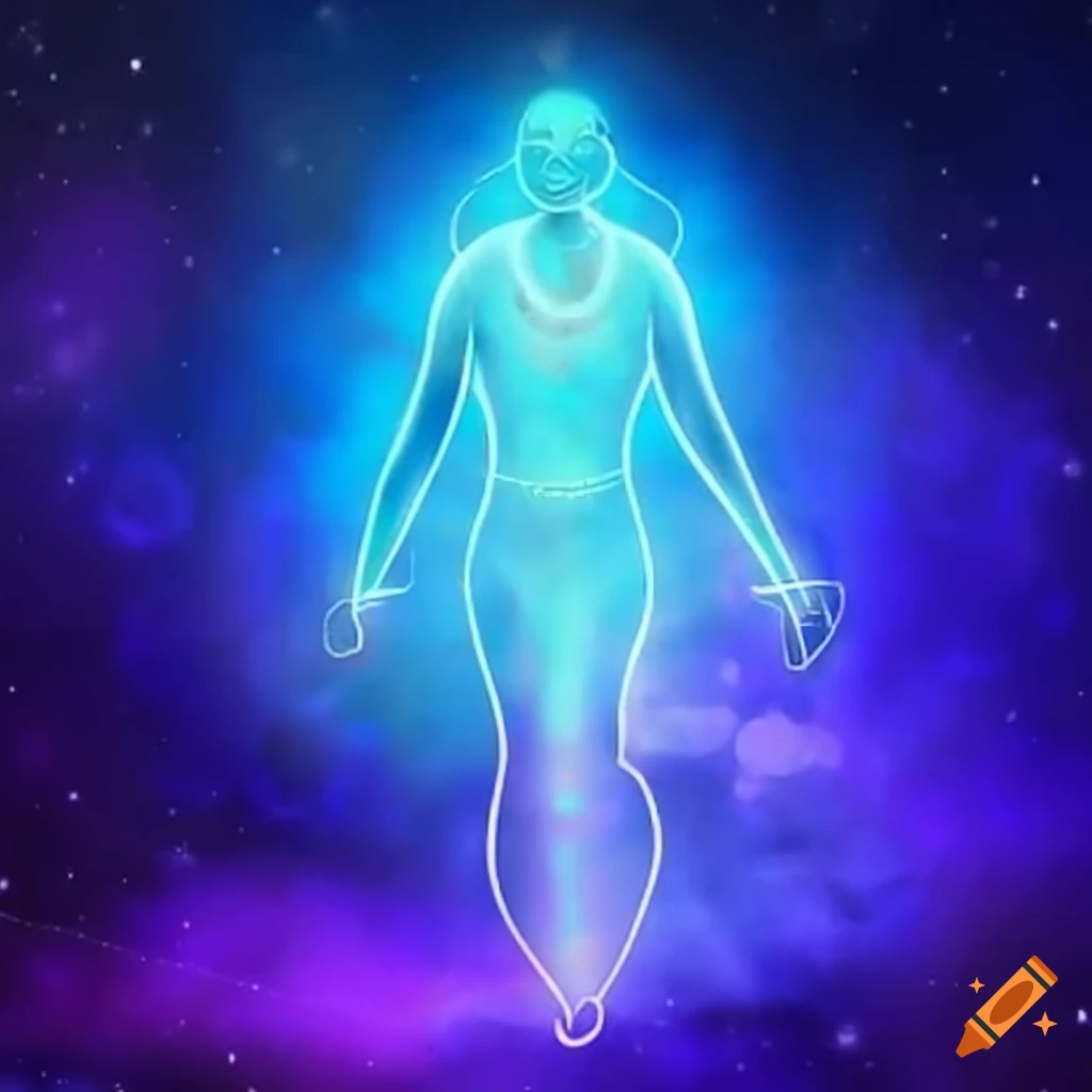 Colorful aura representing zodiac signs