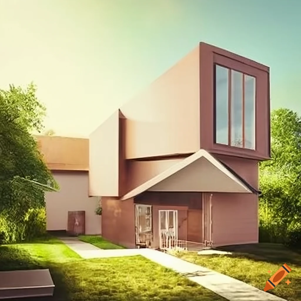 House plan with 10m width and 20m length featuring a long veranda and ...