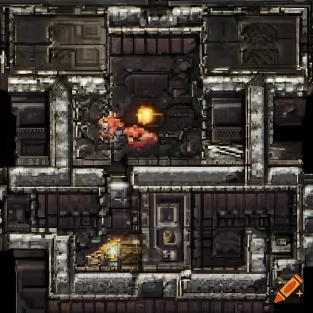 2d tiles from metroid zero mission game on Craiyon