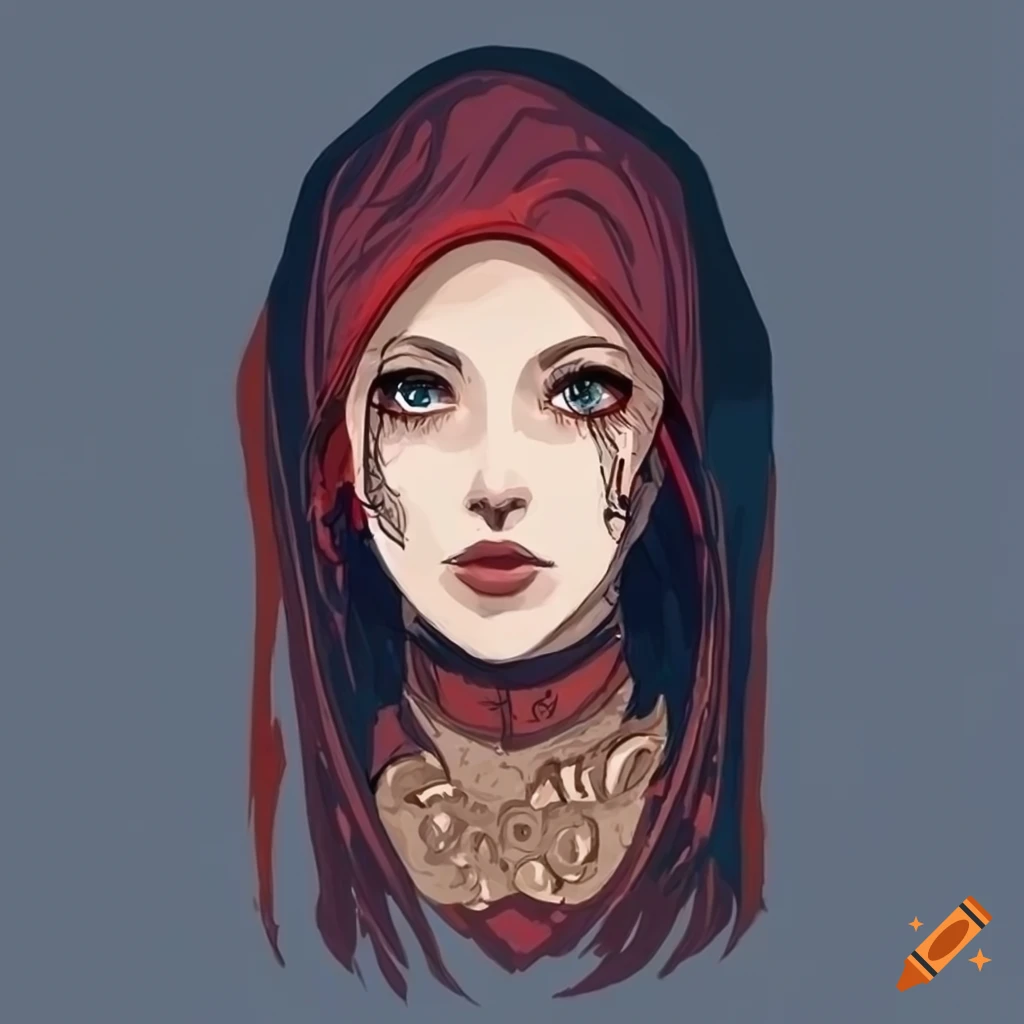 Portrait of nehal from assassin's creed mirage