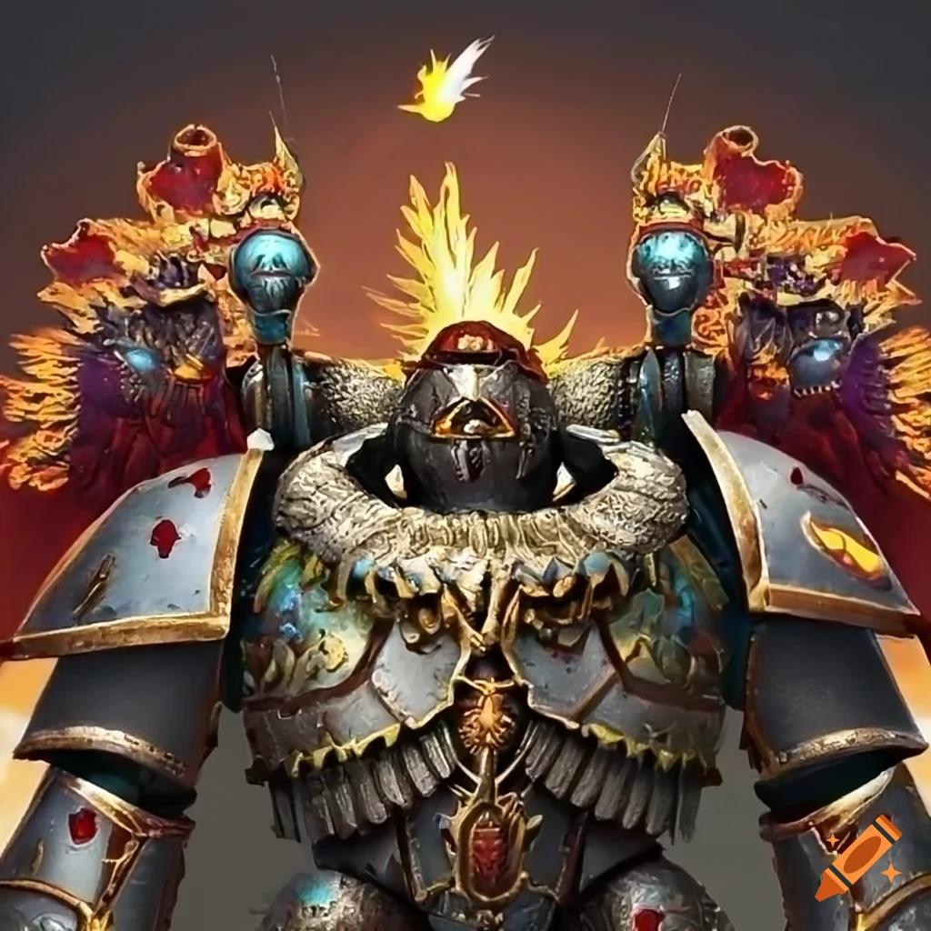 Image of Chapter Master Aurelius Emberheart from Phoenix Legion on Craiyon