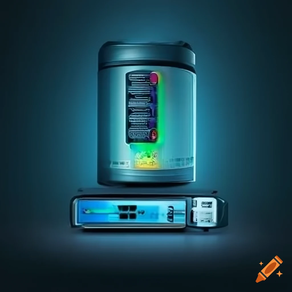 Illustration of servers handling monetization on Craiyon