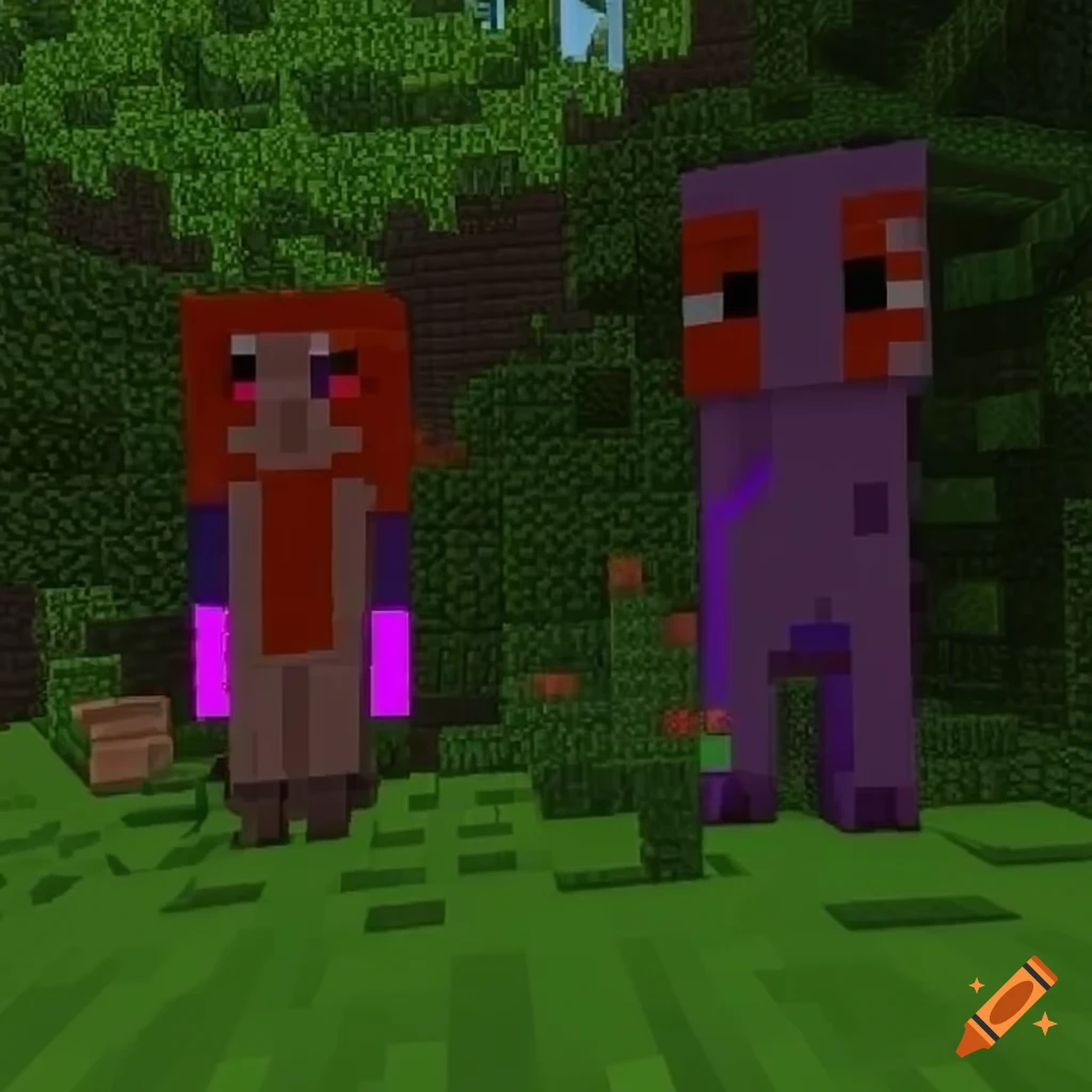 Image of the minecraft multiverse concept on Craiyon