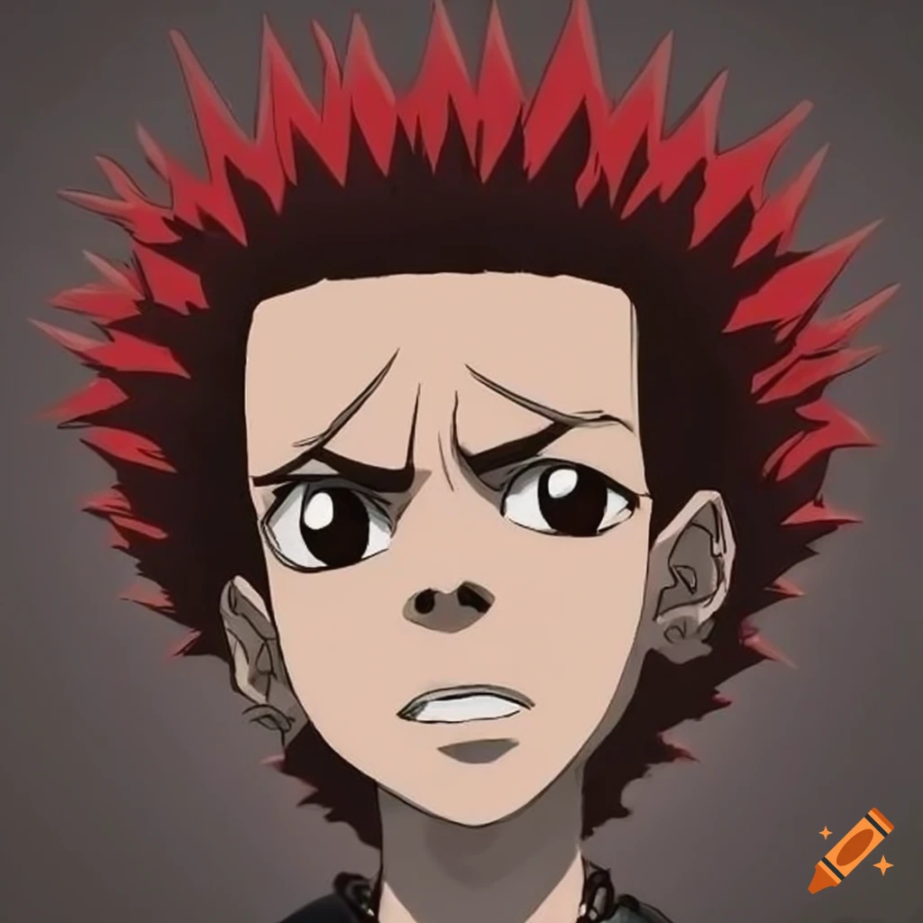 Cartoon Character With Spiky Hair