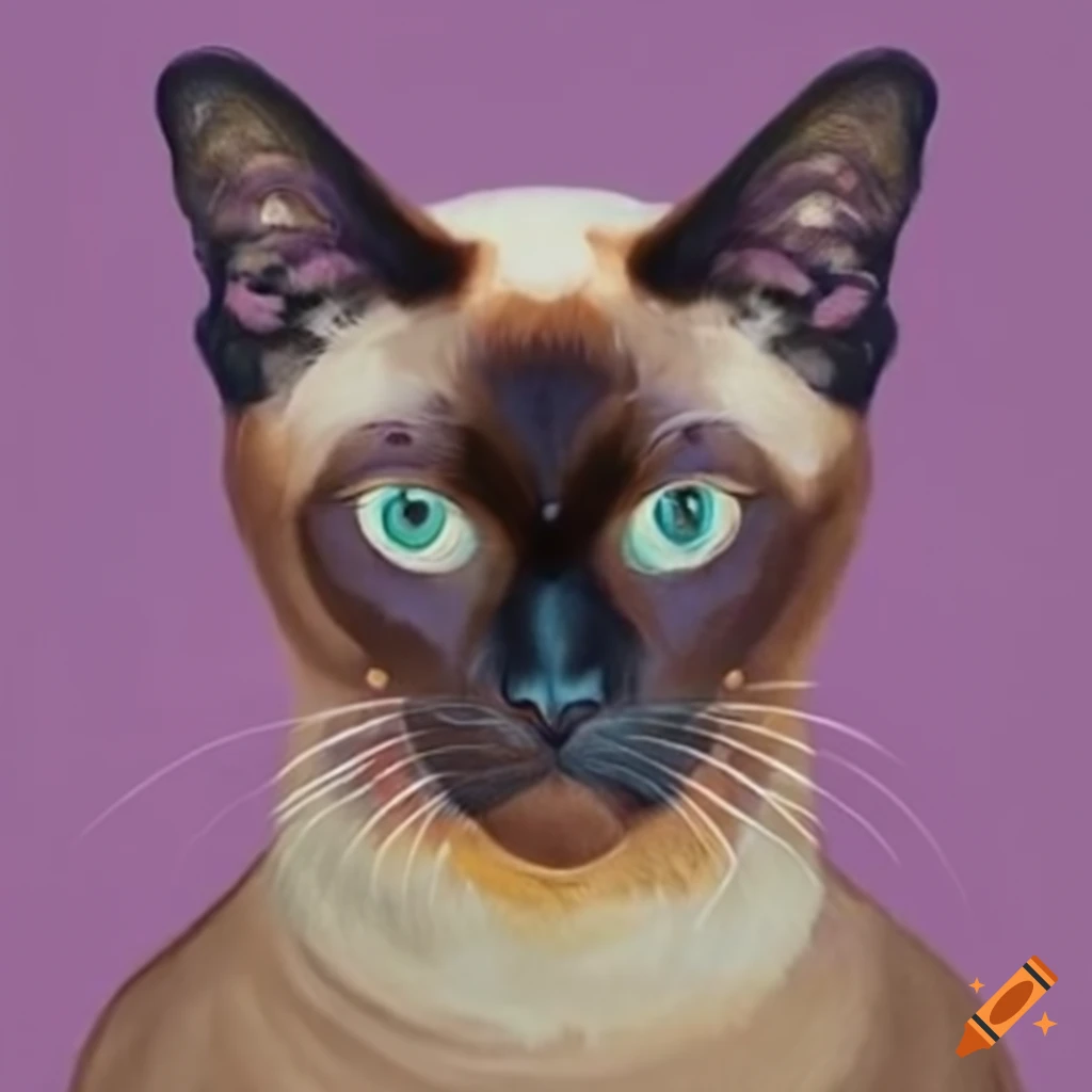Siam cat on Craiyon