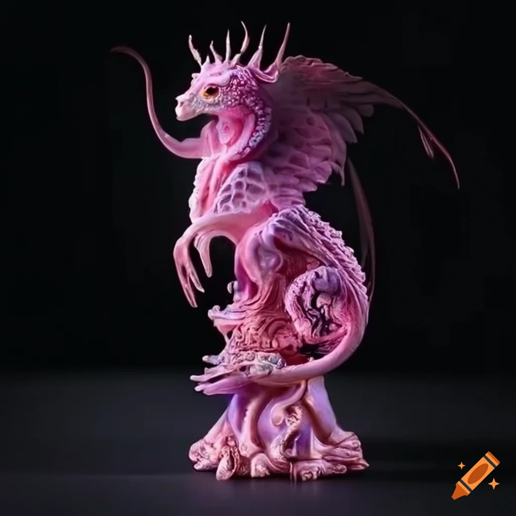 Intricate figurine of a mythical creature