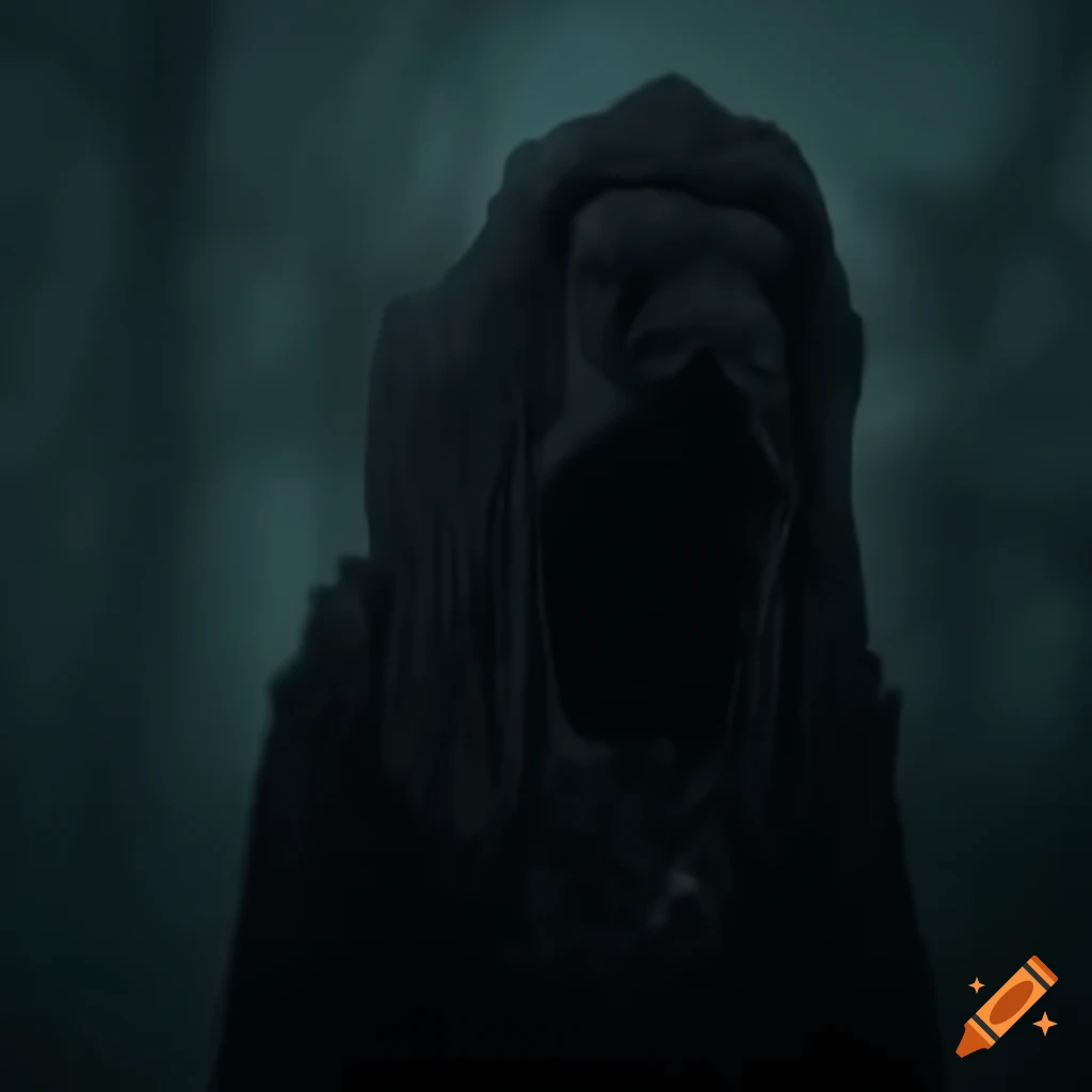 Horror-themed pixel art on Craiyon