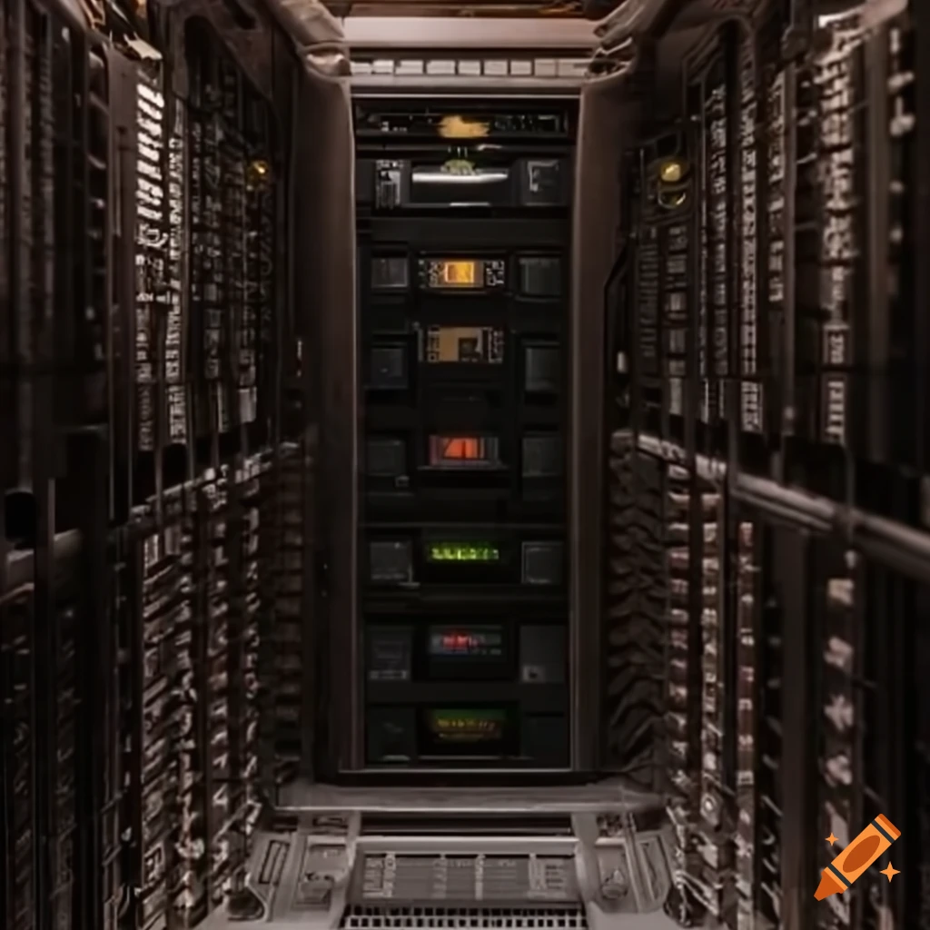 Server exploration illustration on Craiyon