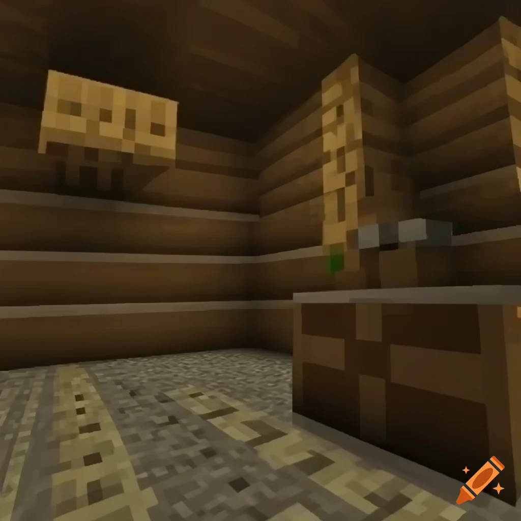 Minecraft shop systems illustration on Craiyon