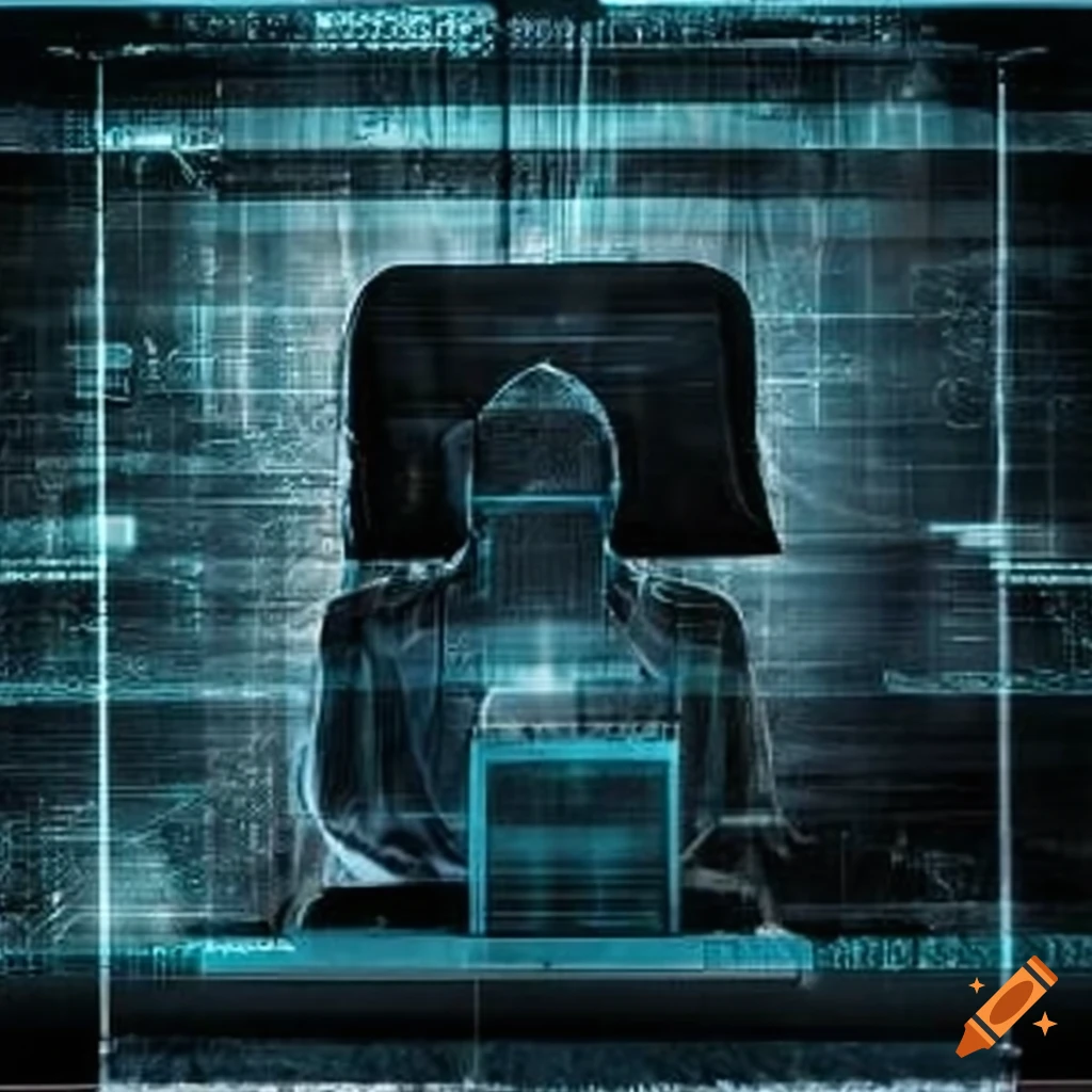 Illustration of anti-hacking policies reinforcement on Craiyon