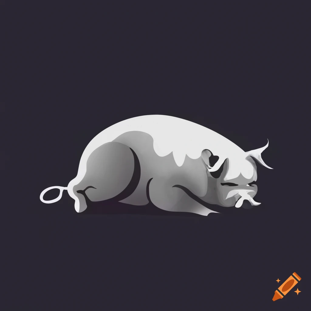 Soviet-style poster depicting scientific advancement with a pig on Craiyon