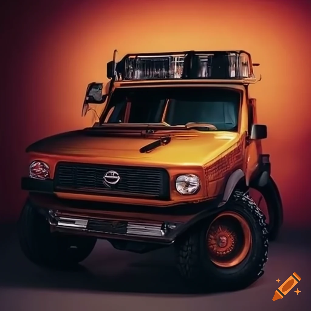 Classic concept 4x4 off-road vehicle by nissan and toyota on Craiyon