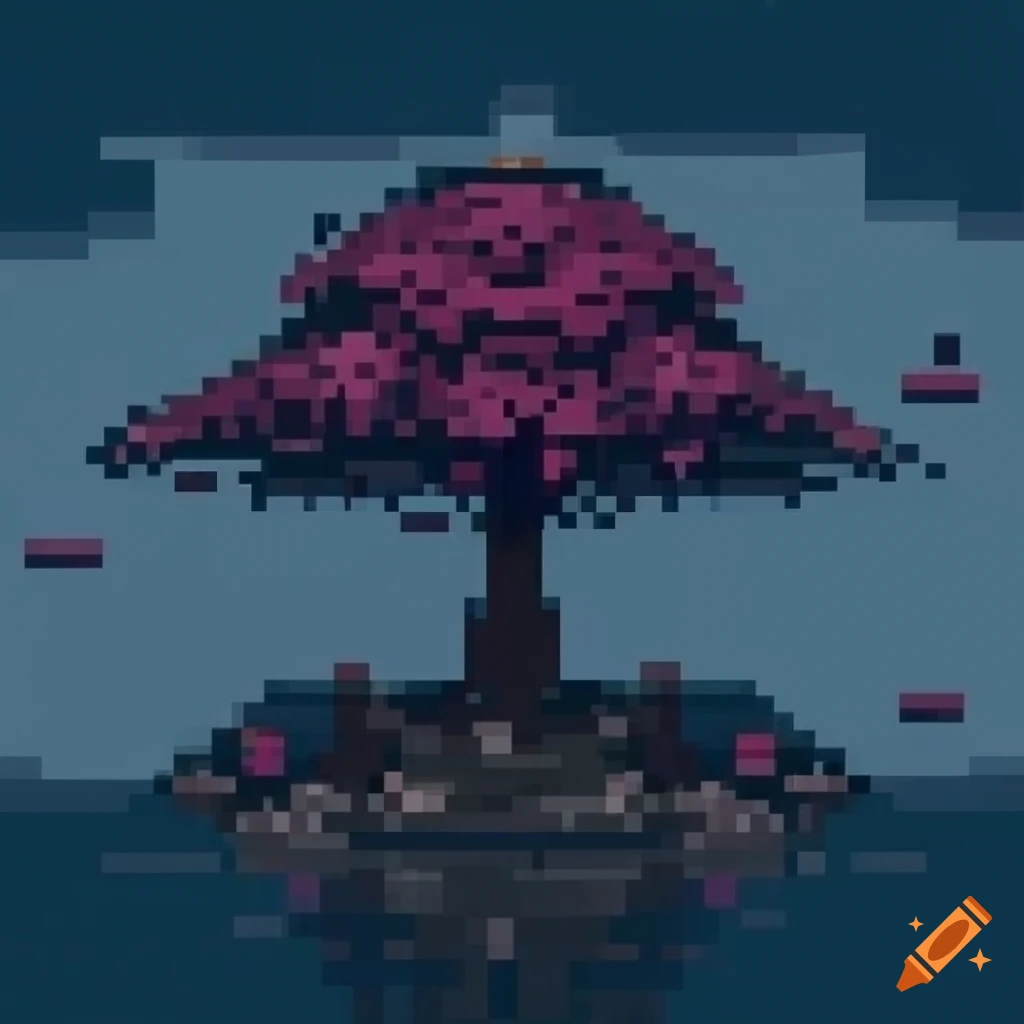 Intricate pixel art of a vibrant cornflower in full bloom on Craiyon