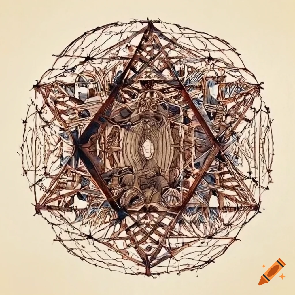 Watercolor of mind-bending architectural design on Craiyon