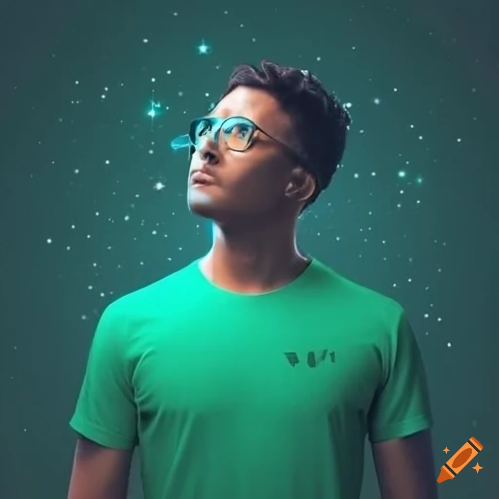 Veeam pre-sales engineer enjoying the starry sky on Craiyon