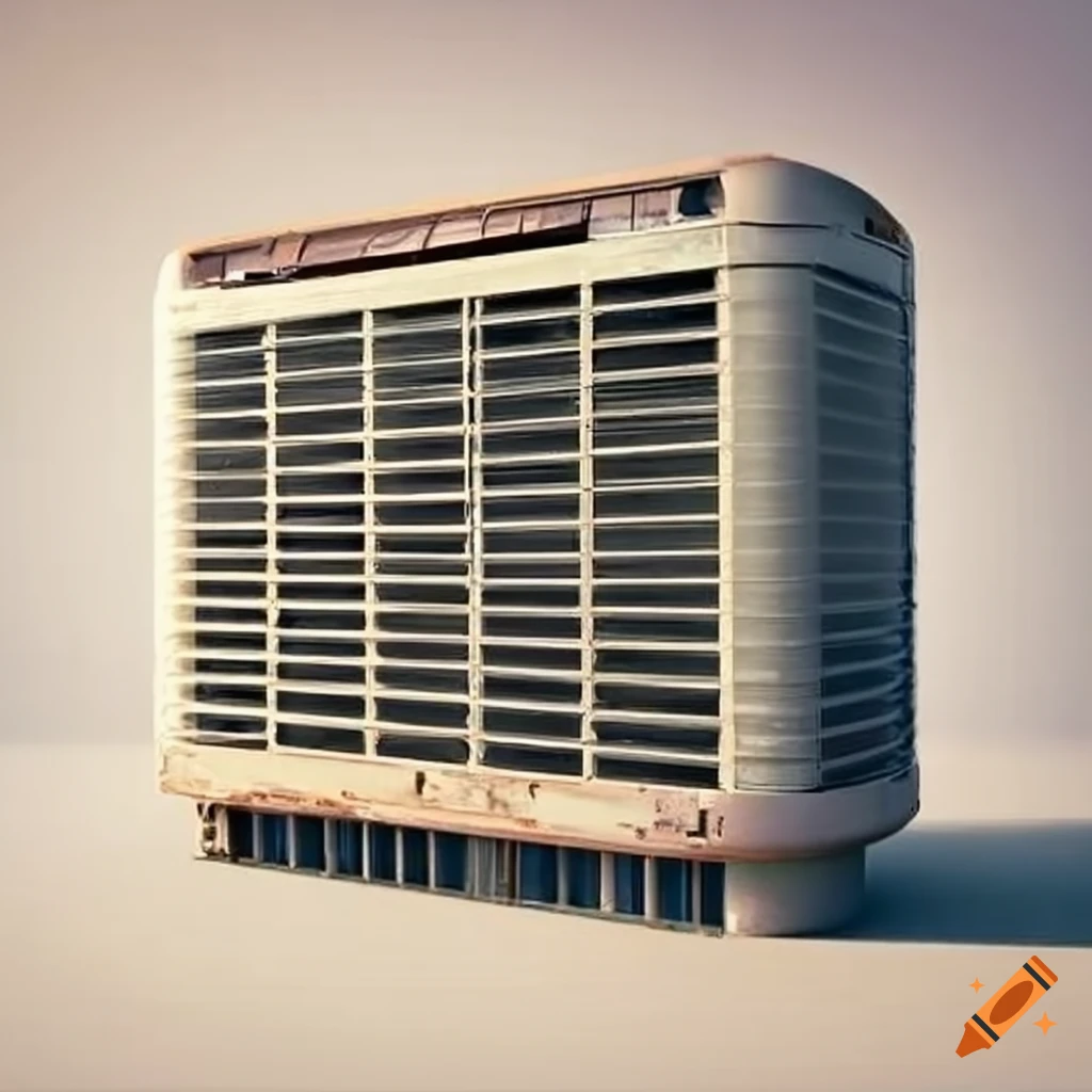 Old big air conditioning units