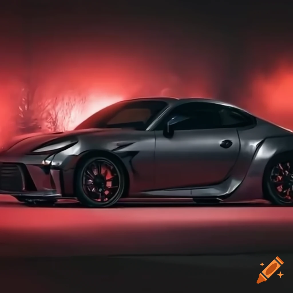 Toyota gr86 on the beach on Craiyon