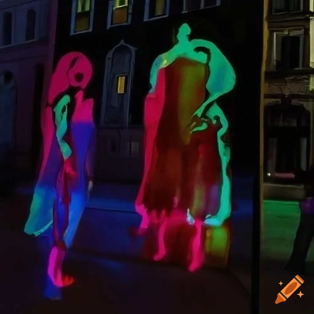 Melting people on transparent background on Craiyon