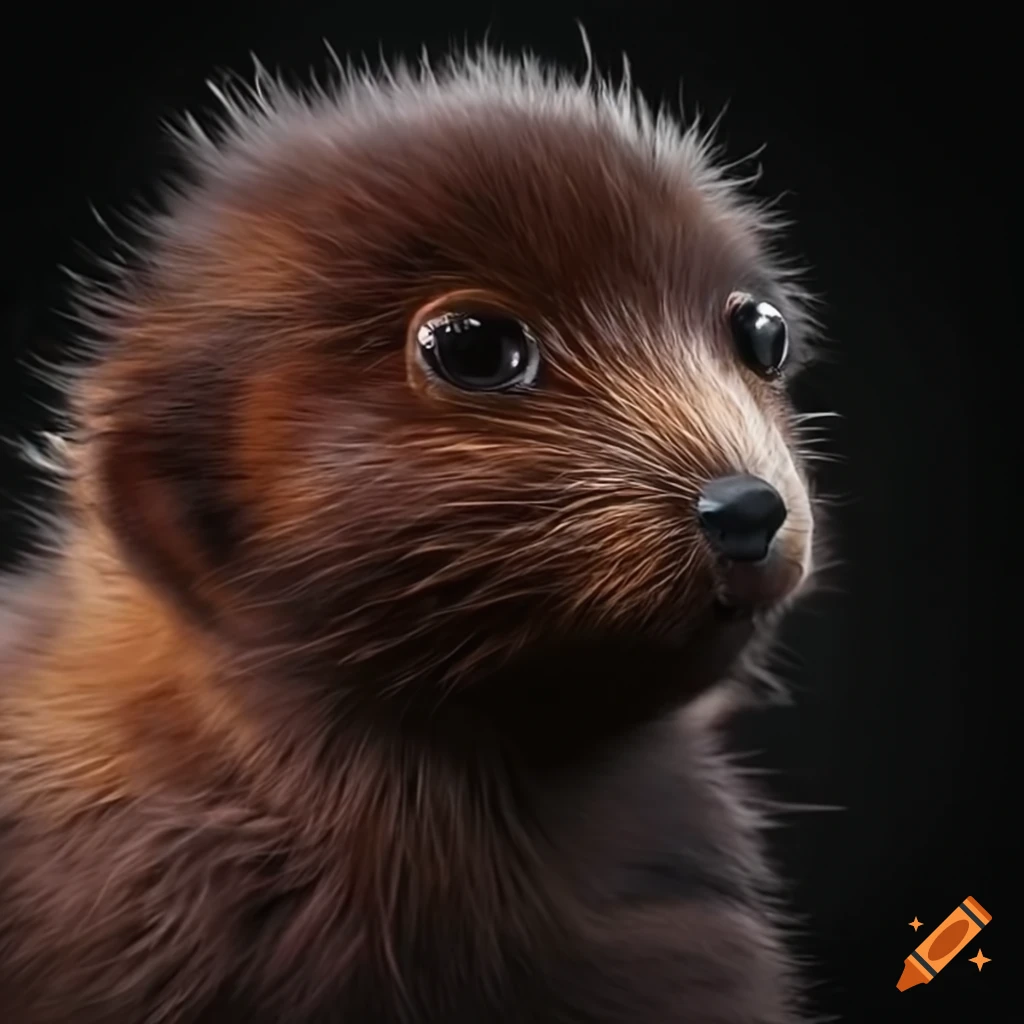 Cute and fluffy furball on Craiyon