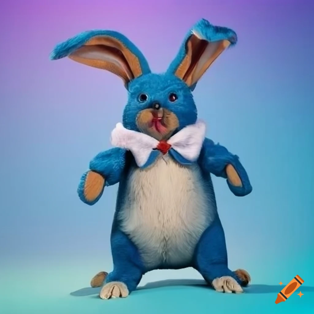 Knight in yellow gown petting a blue dog on Craiyon