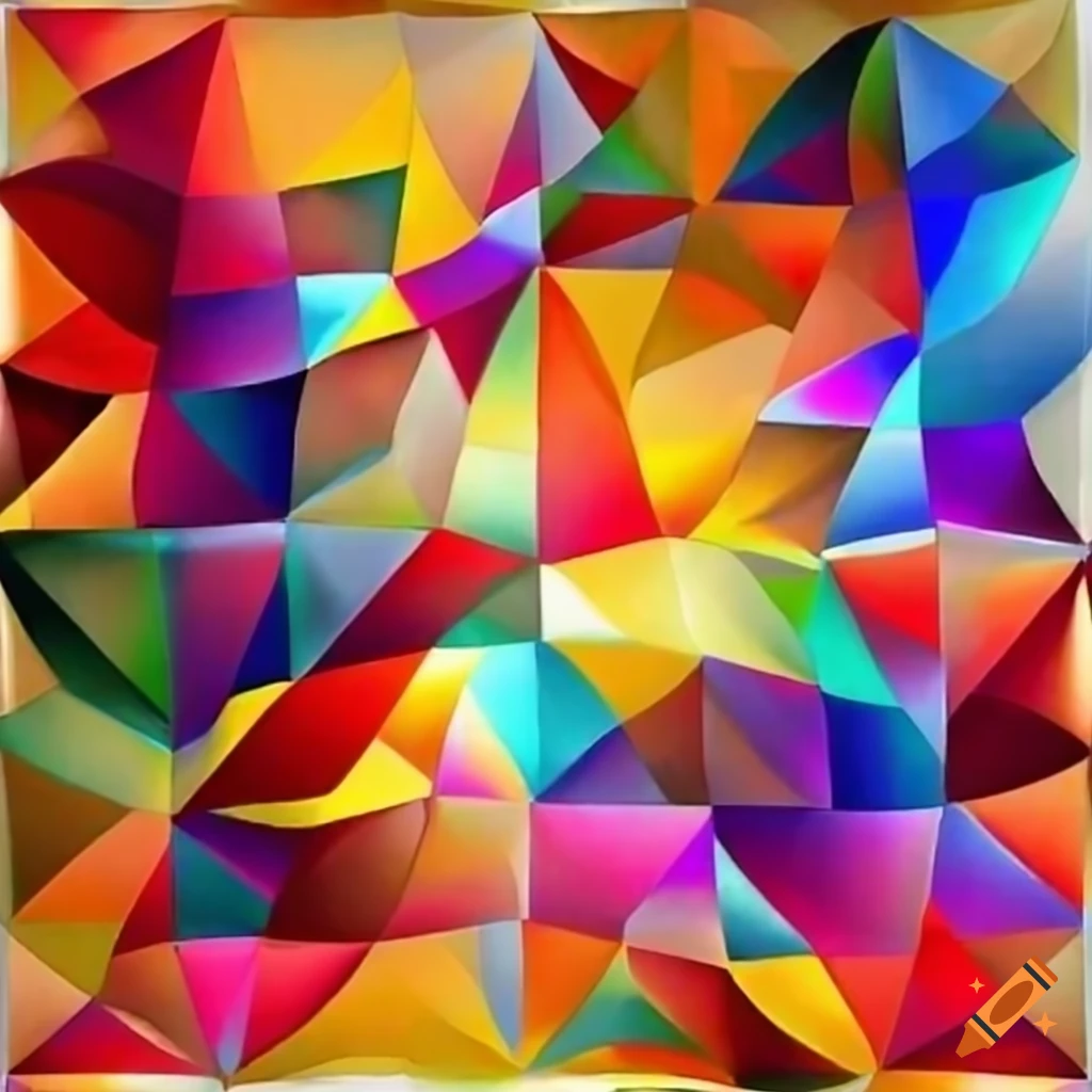 Geometric design depicting the complexity of human