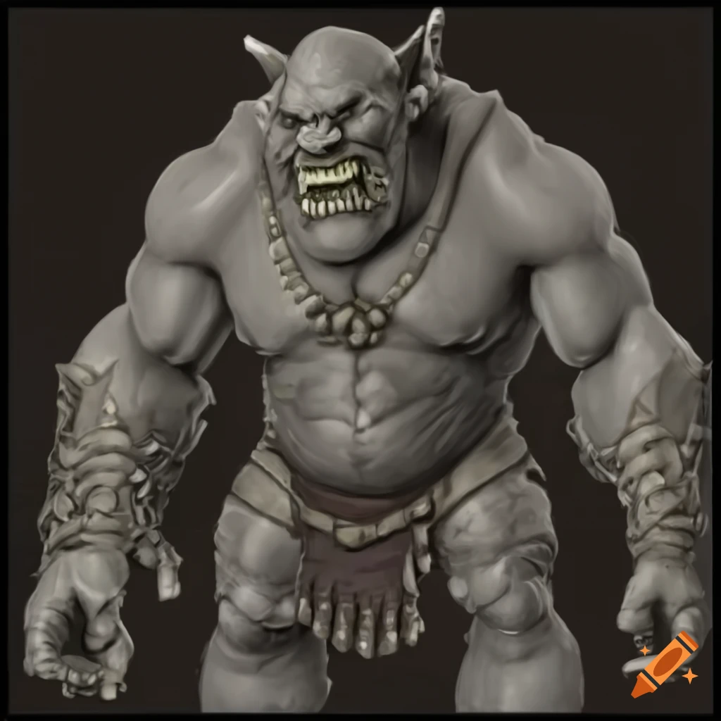 Image of a gray orc