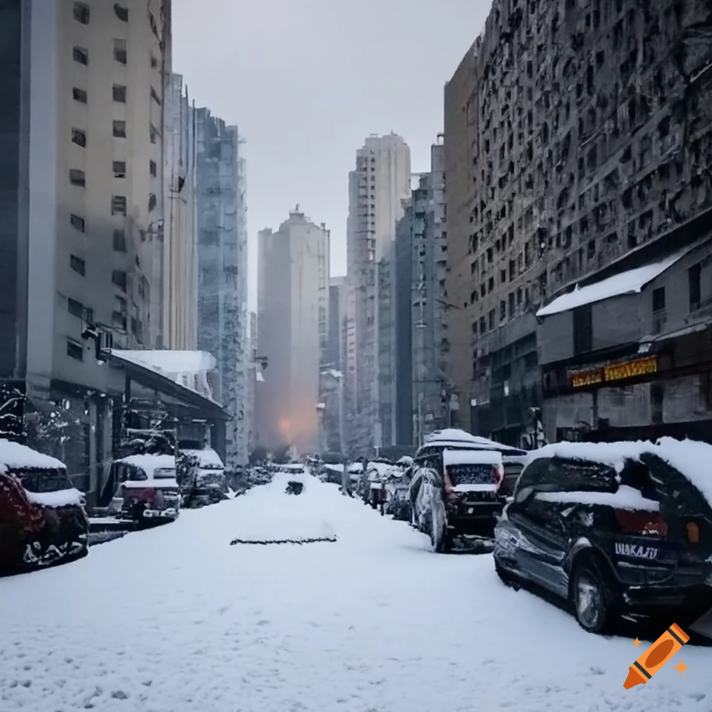 Snowfall in são paulo