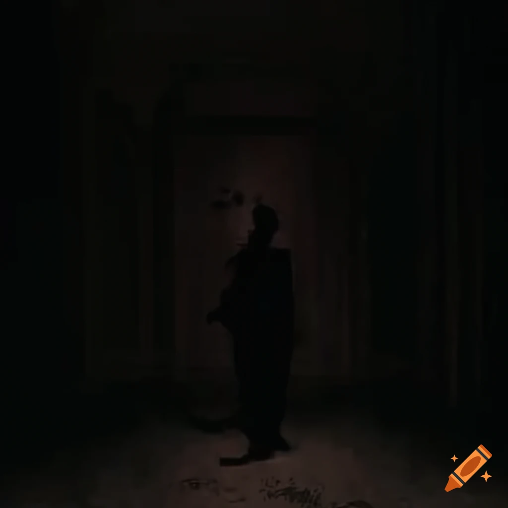 Grunge style shadow room on Craiyon