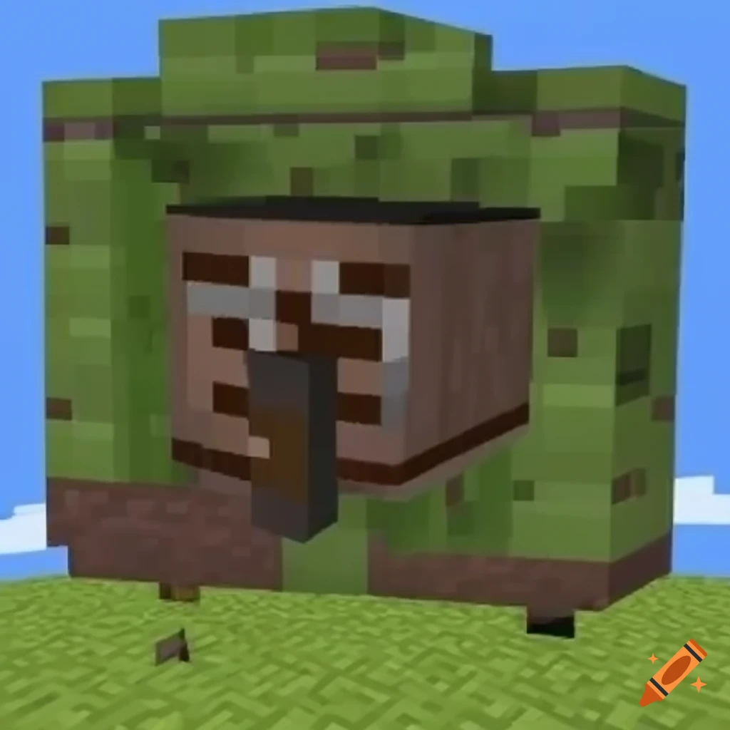 Minecraft gameplay screenshot on Craiyon