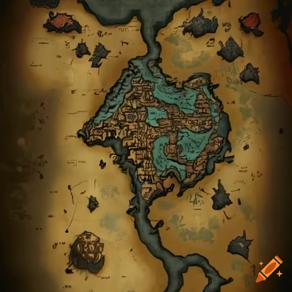 Map for a greek-inspired rpg