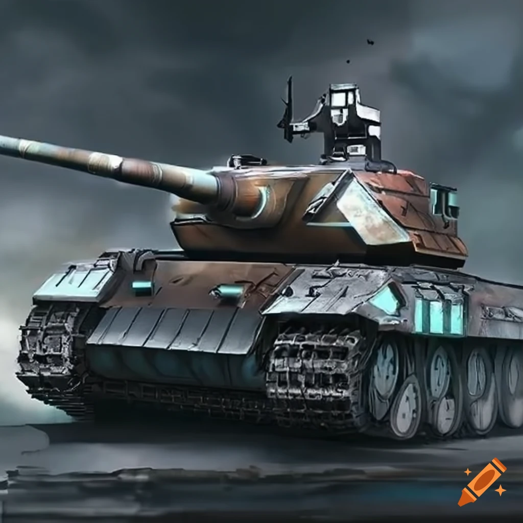 Tank vehicle on Craiyon