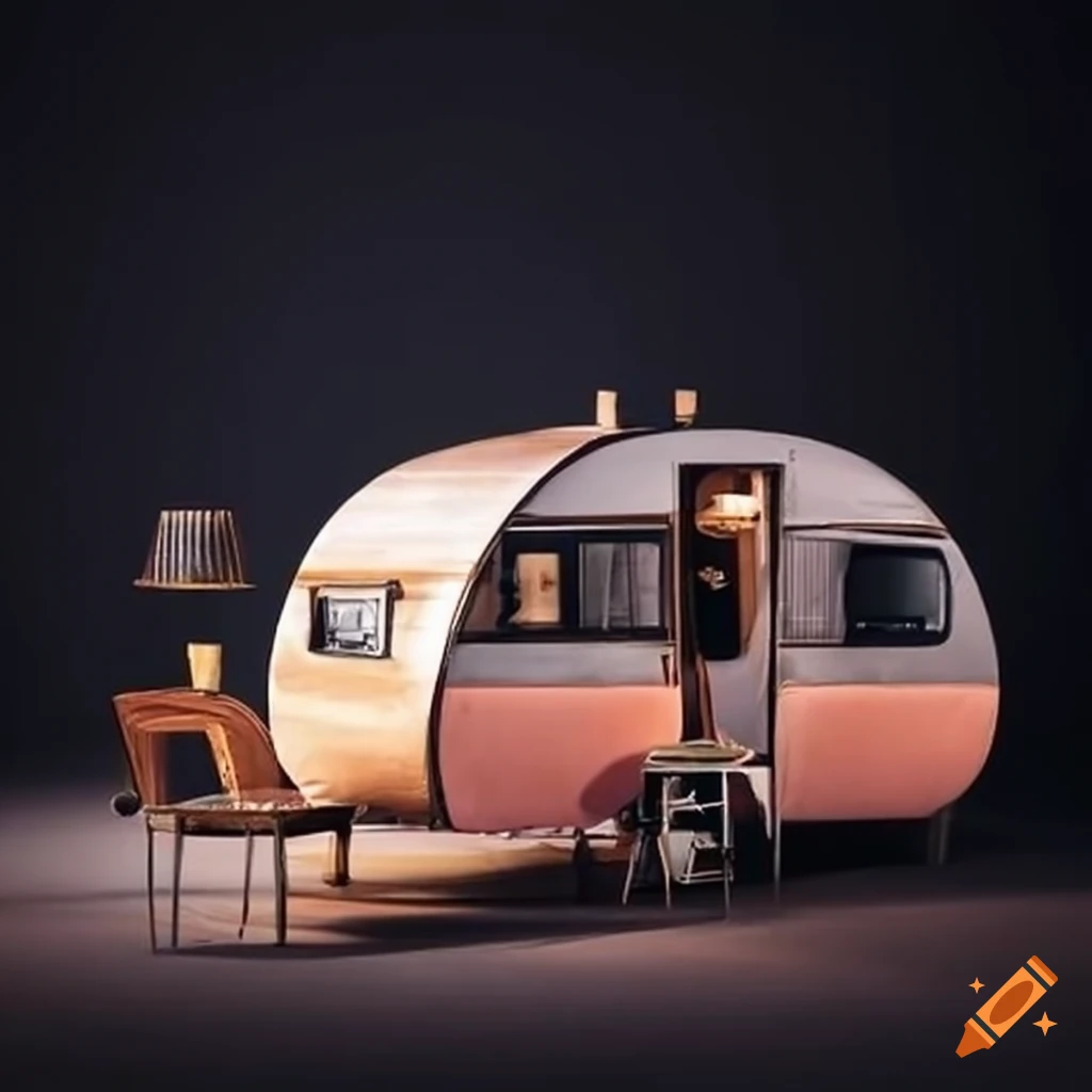 Luxurious caravan in an island paradise