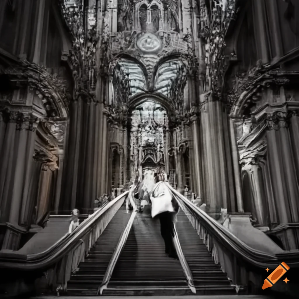 Artwork of intricate contraptions