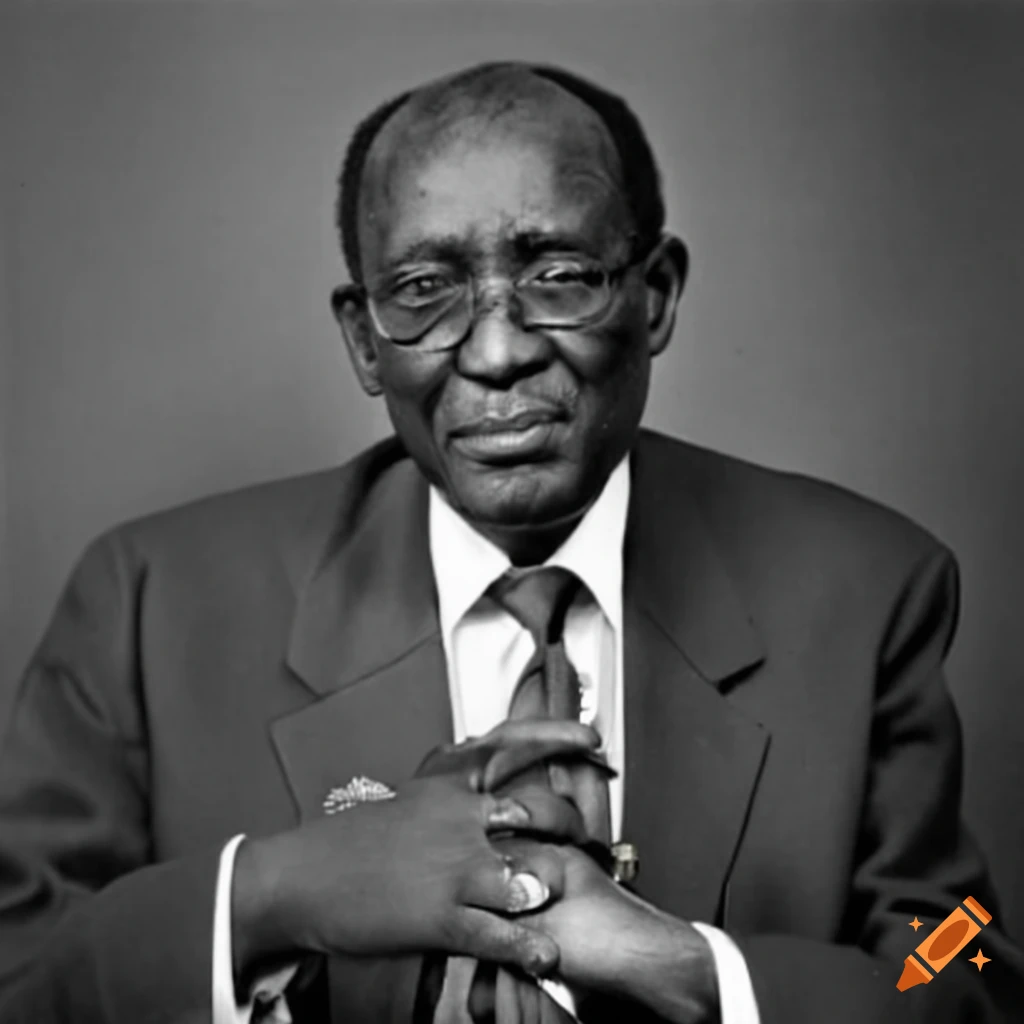 Portrait of andré kolingba on Craiyon