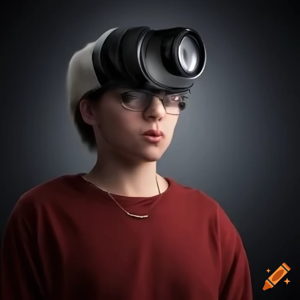 Night vision goggles on Craiyon