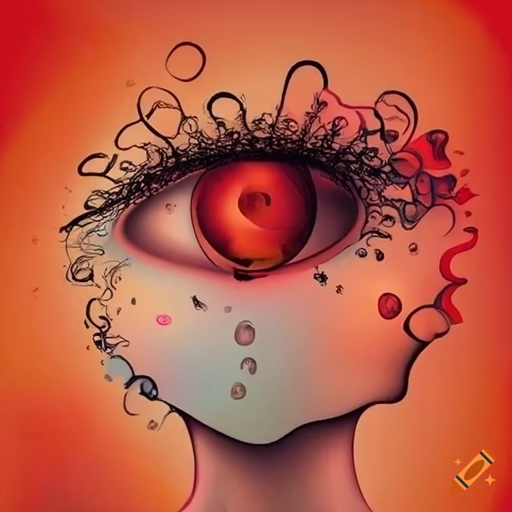 Thought-provoking artwork on personal and societal challenges on Craiyon