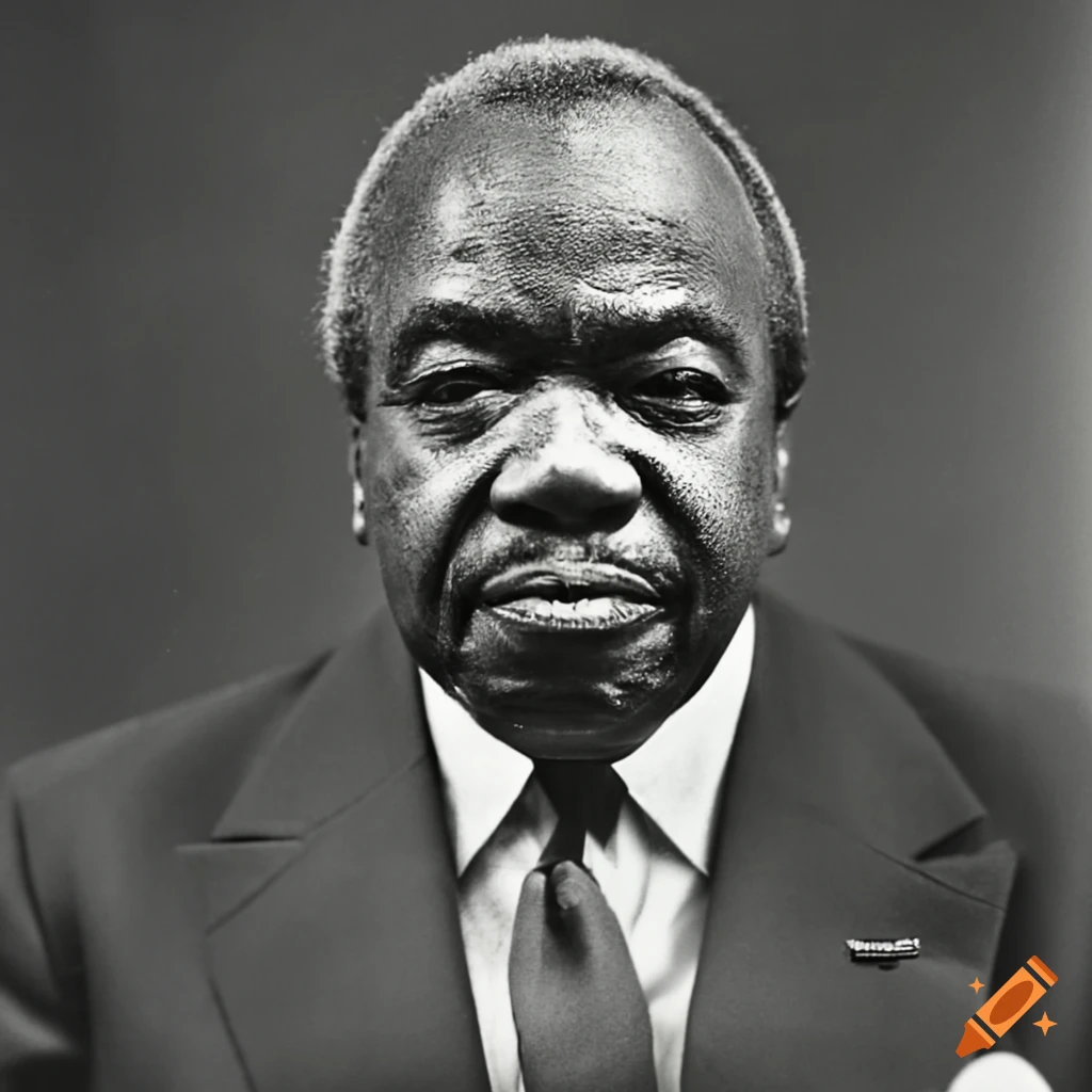 Portrait of Omar Bongo Ondimba, Gabonese politician on Craiyon